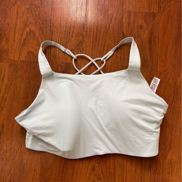Nike | Intimates & Sleepwear | Baby Blue Strappy Sports Bra High ...